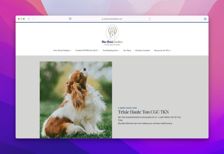 Ultimate Dog Breeder Website Builder